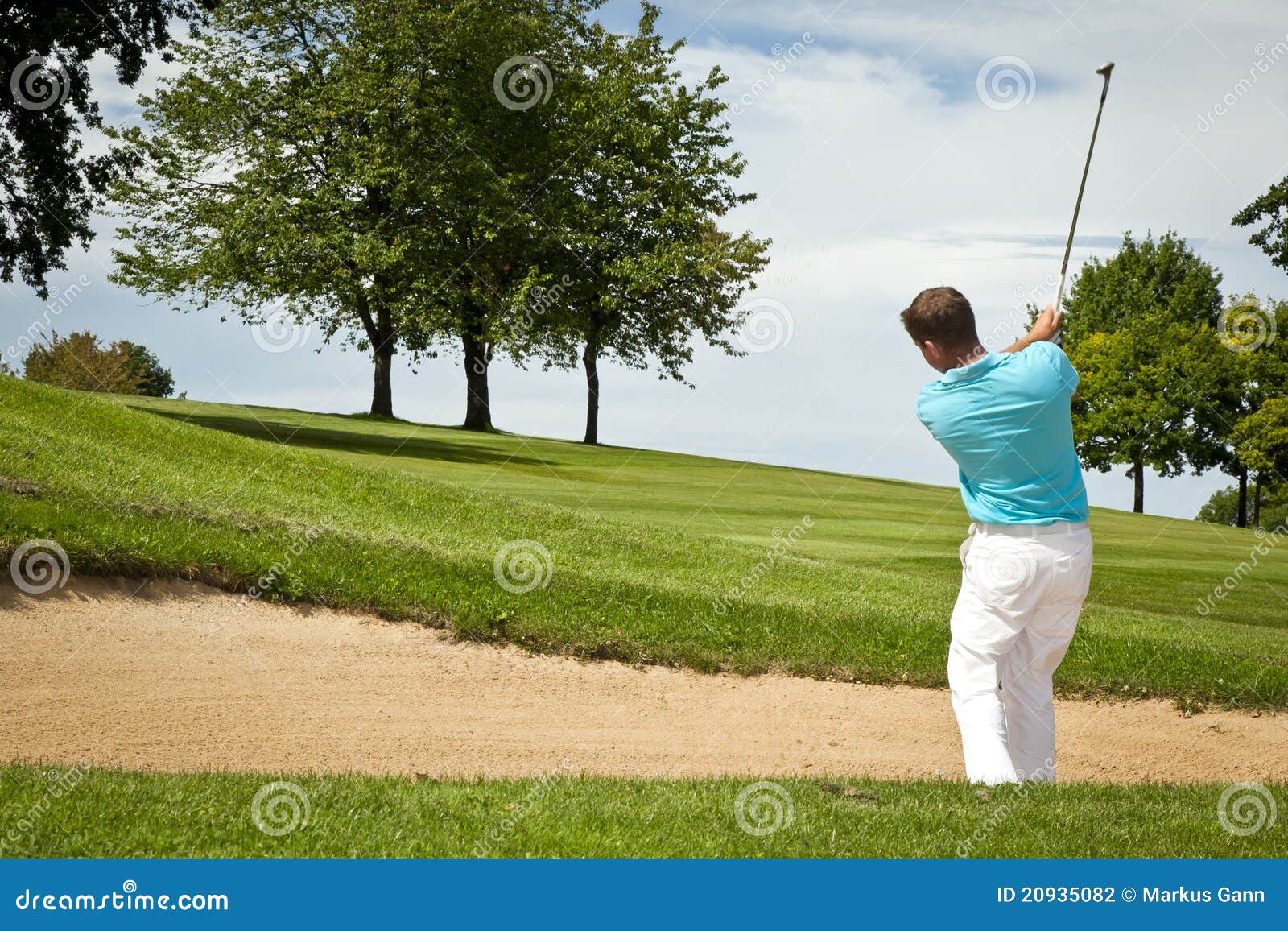 Golf player stock photo. Image of grass, landscape, golfer - 20935082