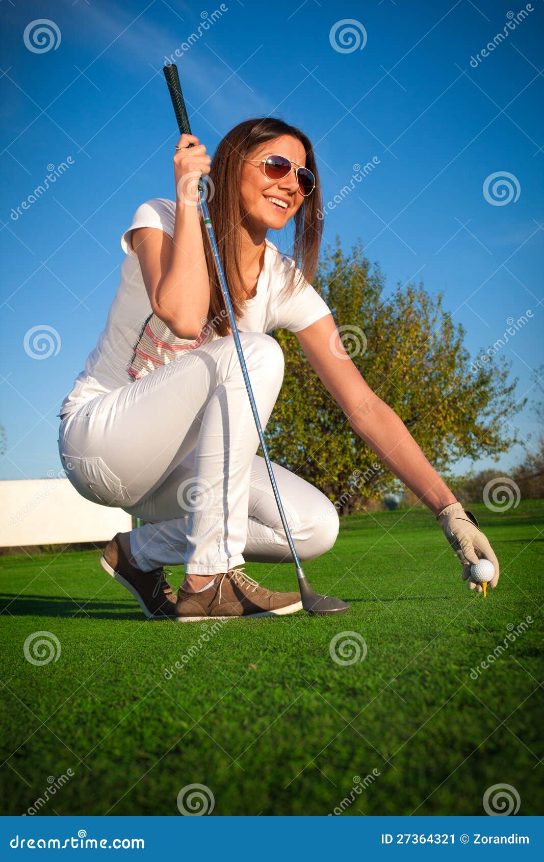 Golf player stock image. Image of attractive, person - 27364321