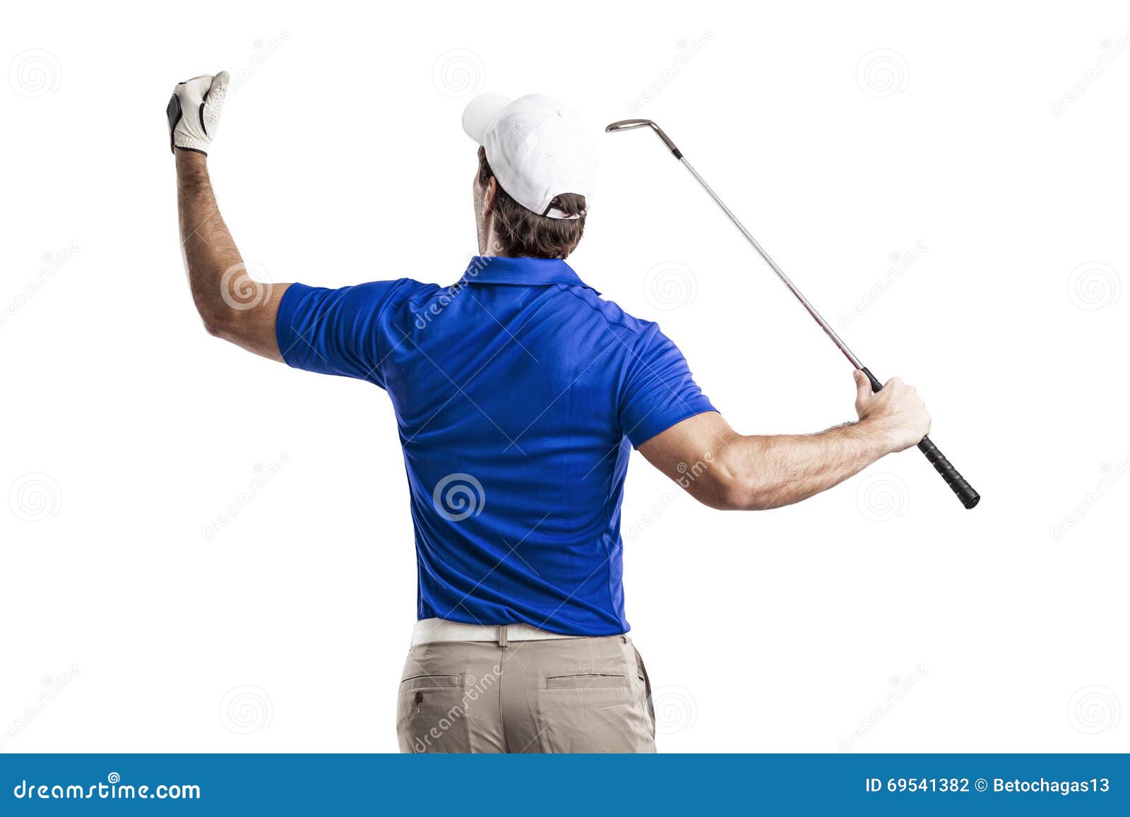 Golf Player stock photo. Image of adult, holding, ball - 69541382