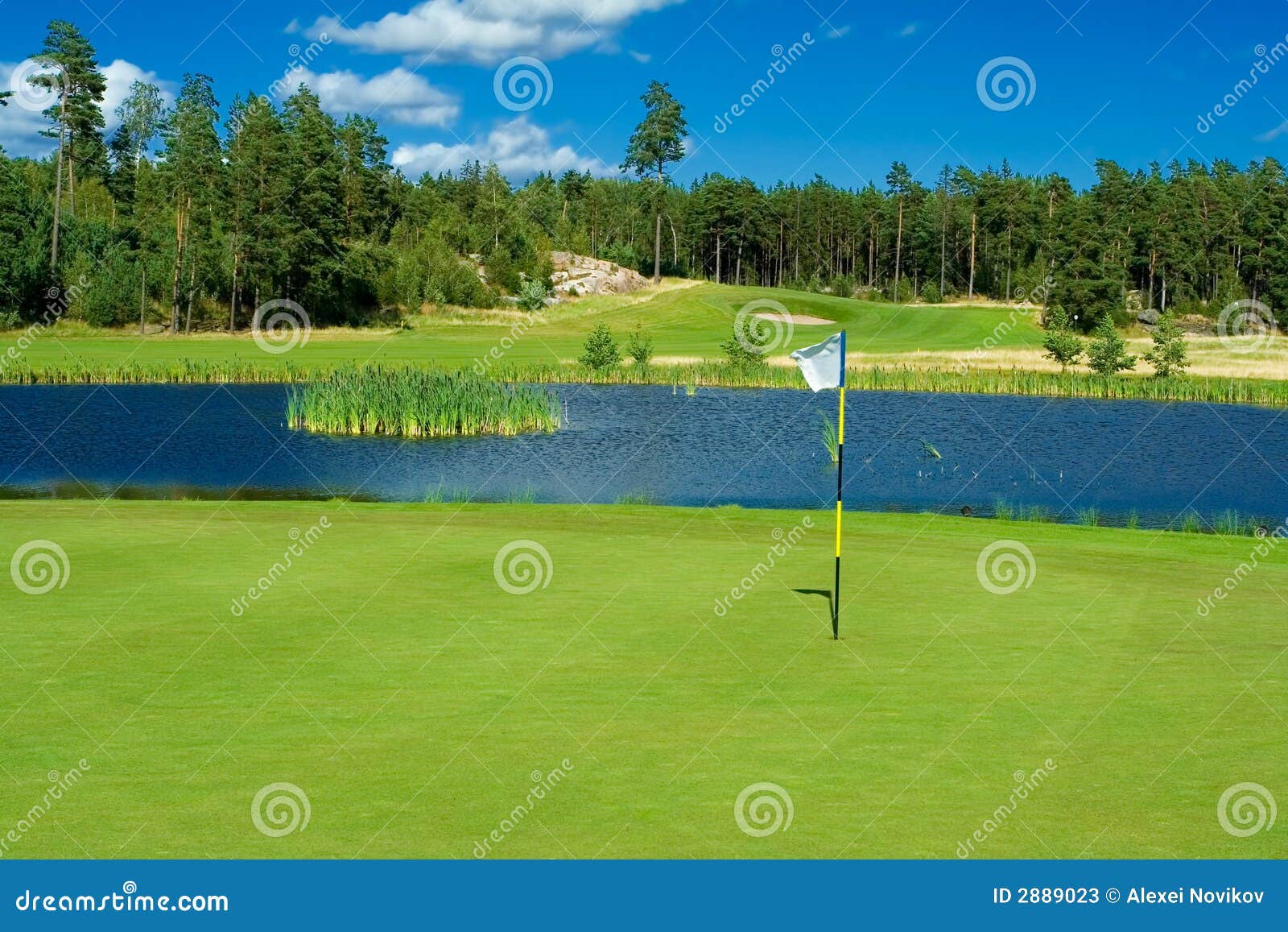 Golf playground stock image. Image of outside, recreational - 2889023