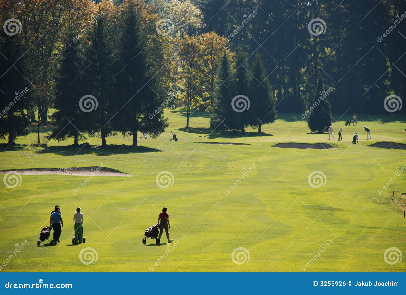 Golf playground stock photo. Image of players, czech, woman - 3255926