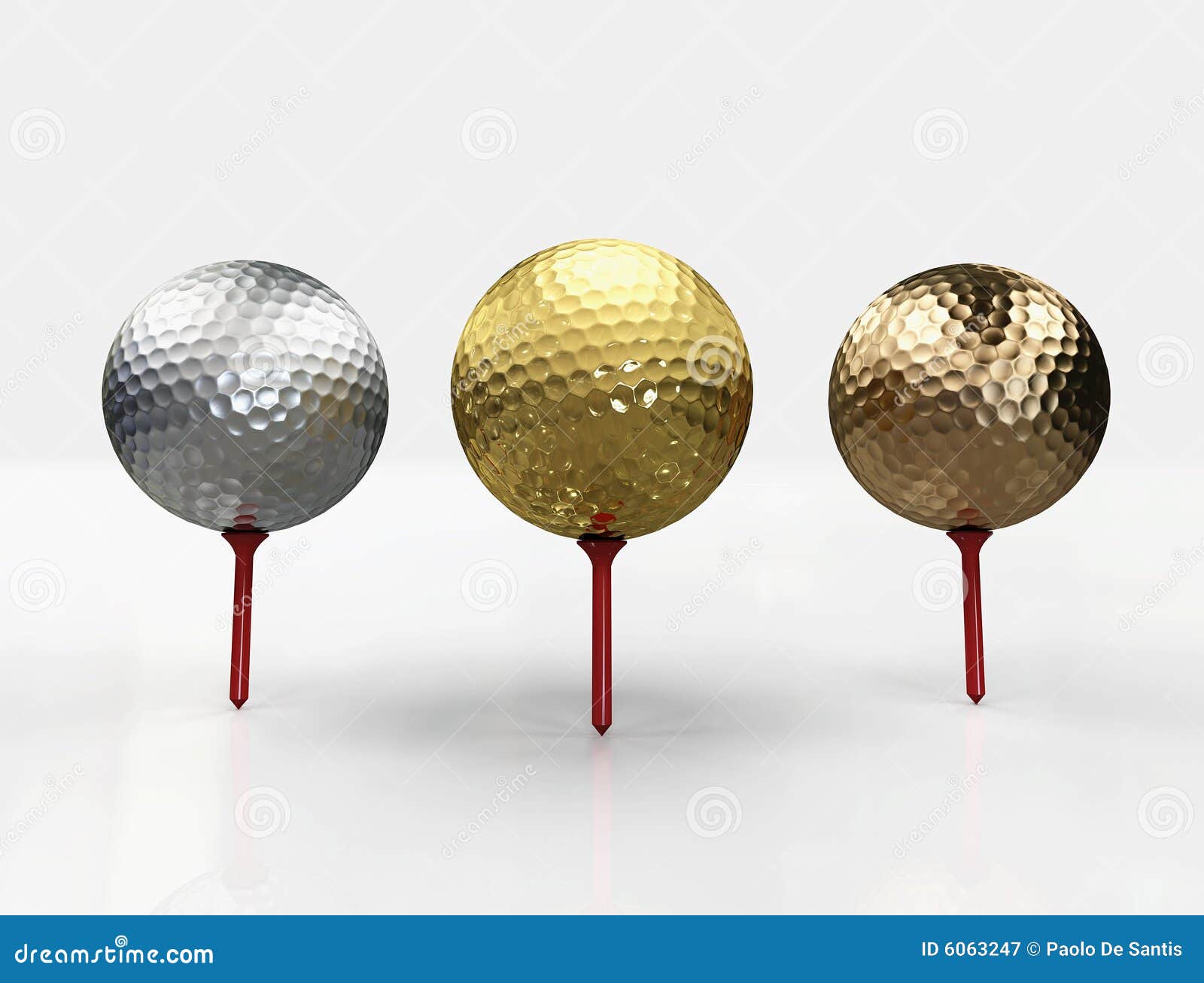 Golf podium stock illustration. Illustration of bronze - 6063247