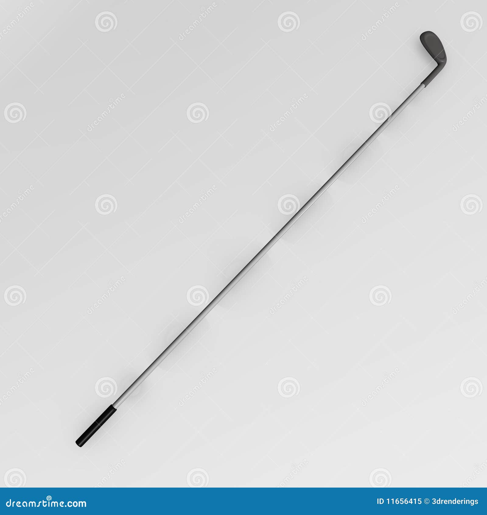 Golf pole stock illustration. Illustration of sphere - 11656415
