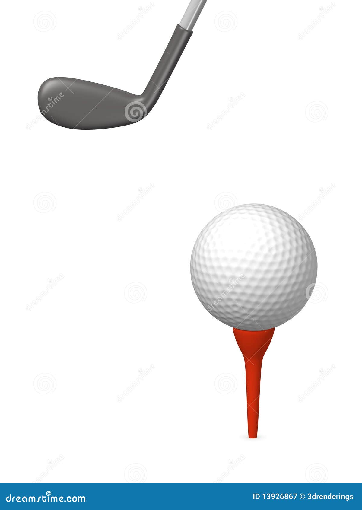 Golf pole stock illustration. Illustration of sphere - 13926867