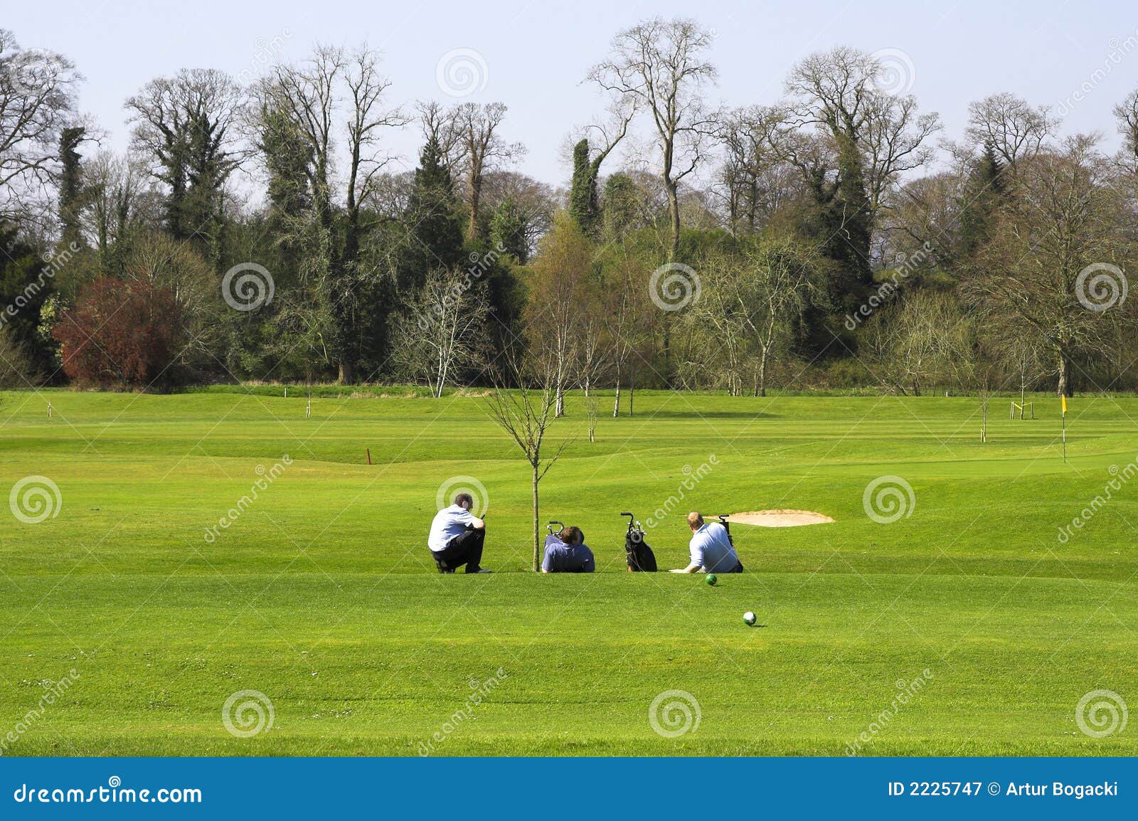 Golf and Relax stock image. Image of spring, relax, partner - 2225747