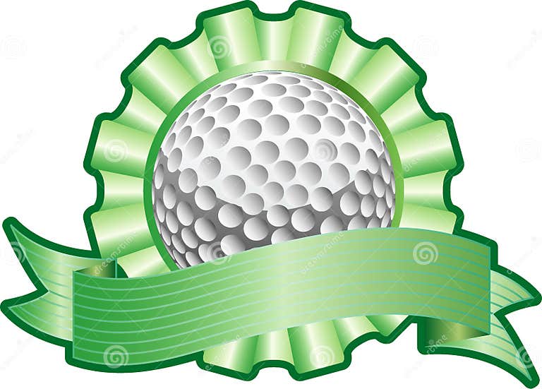 Golf ribbon stock vector. Illustration of golfer, sport - 6598724