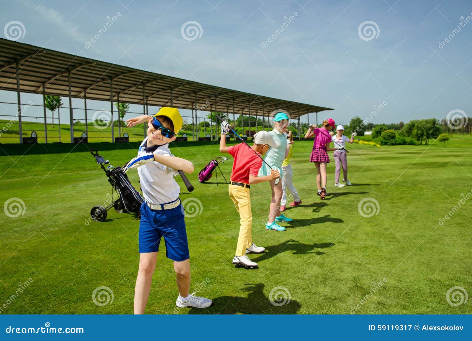 Golf school stock image. Image of game, health, lifestyle - 59119317