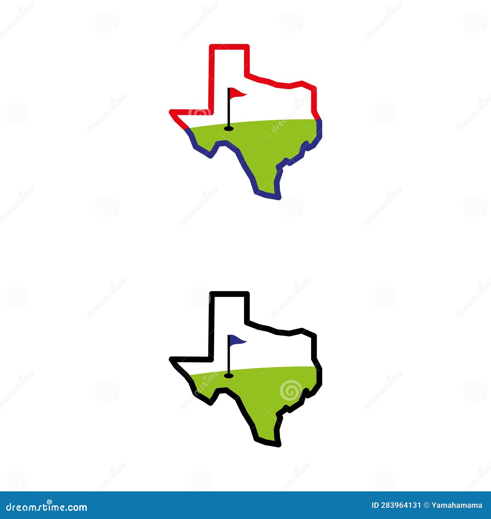 Golf 45 stock vector. Illustration of vector, state - 283964131