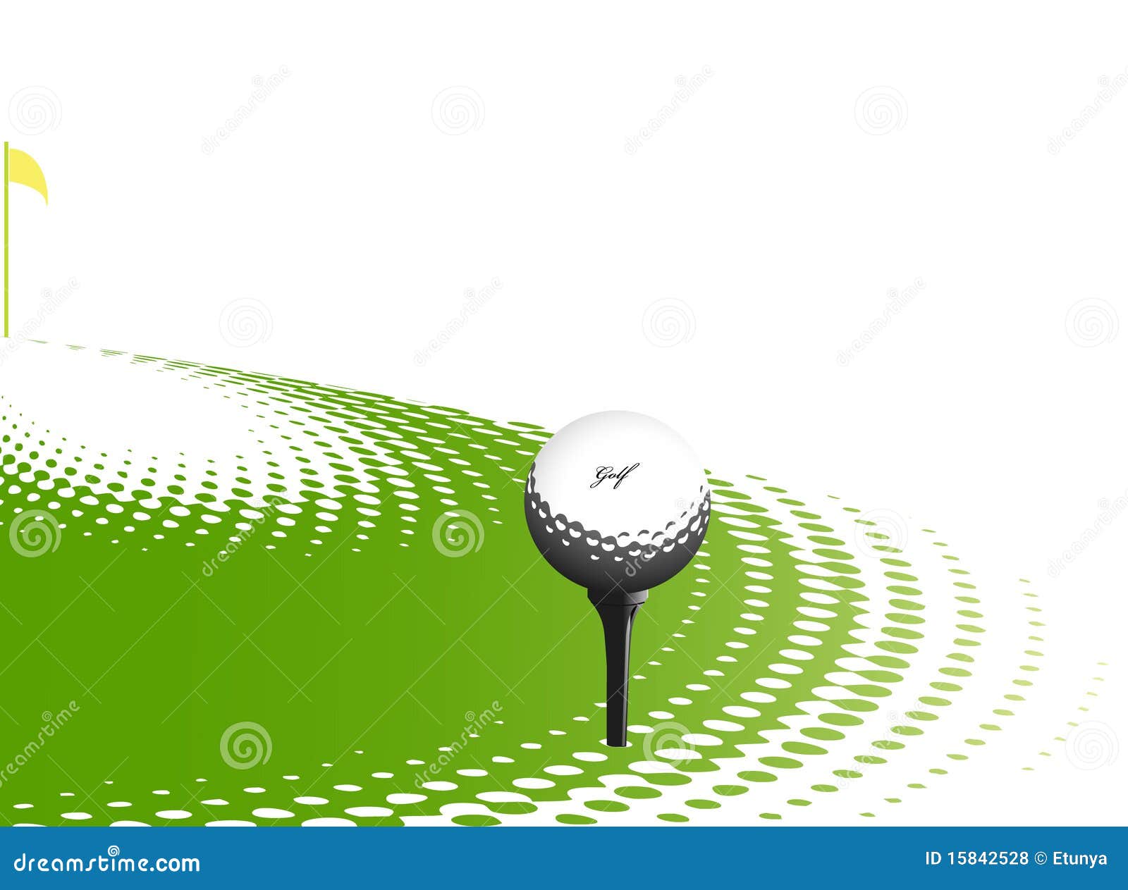 Golf sport design element stock vector. Illustration of business - 15842528