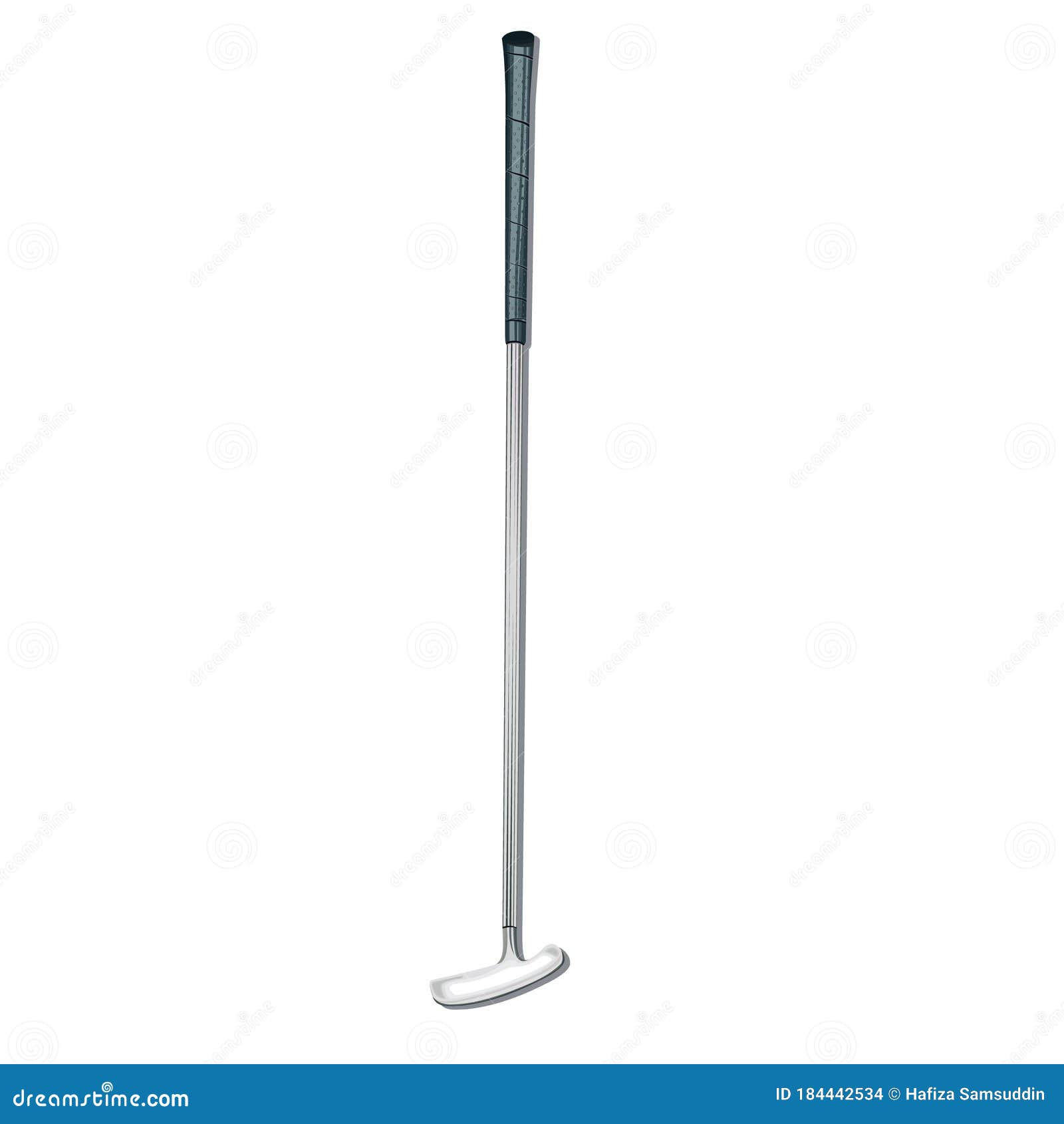 A golf stick illustration. stock illustration. Illustration of sport ...