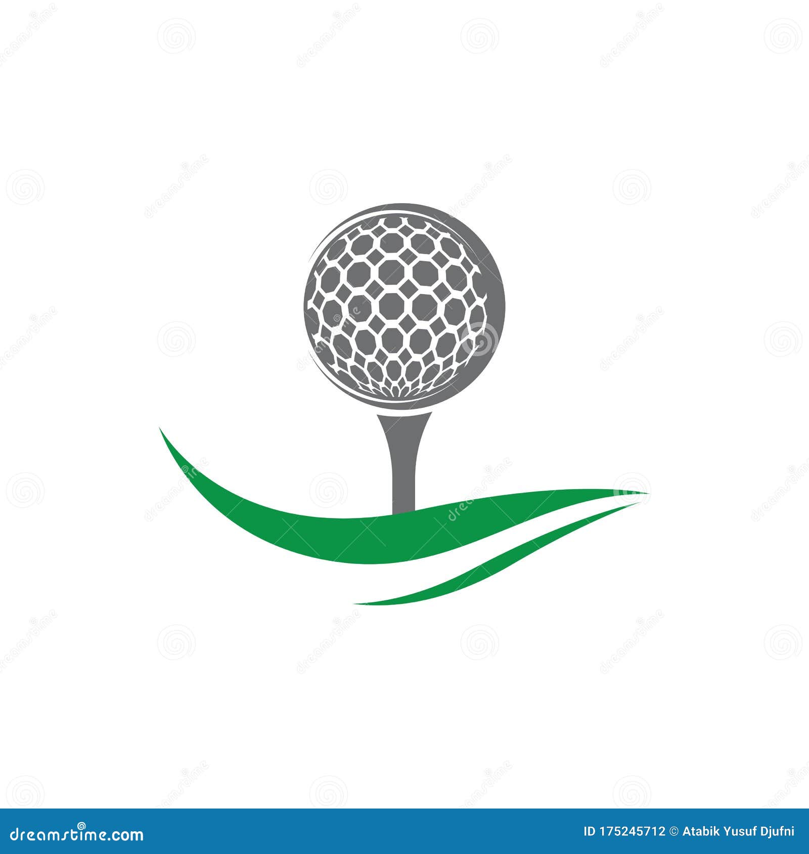 Golf symbol vector icon stock vector. Illustration of background ...