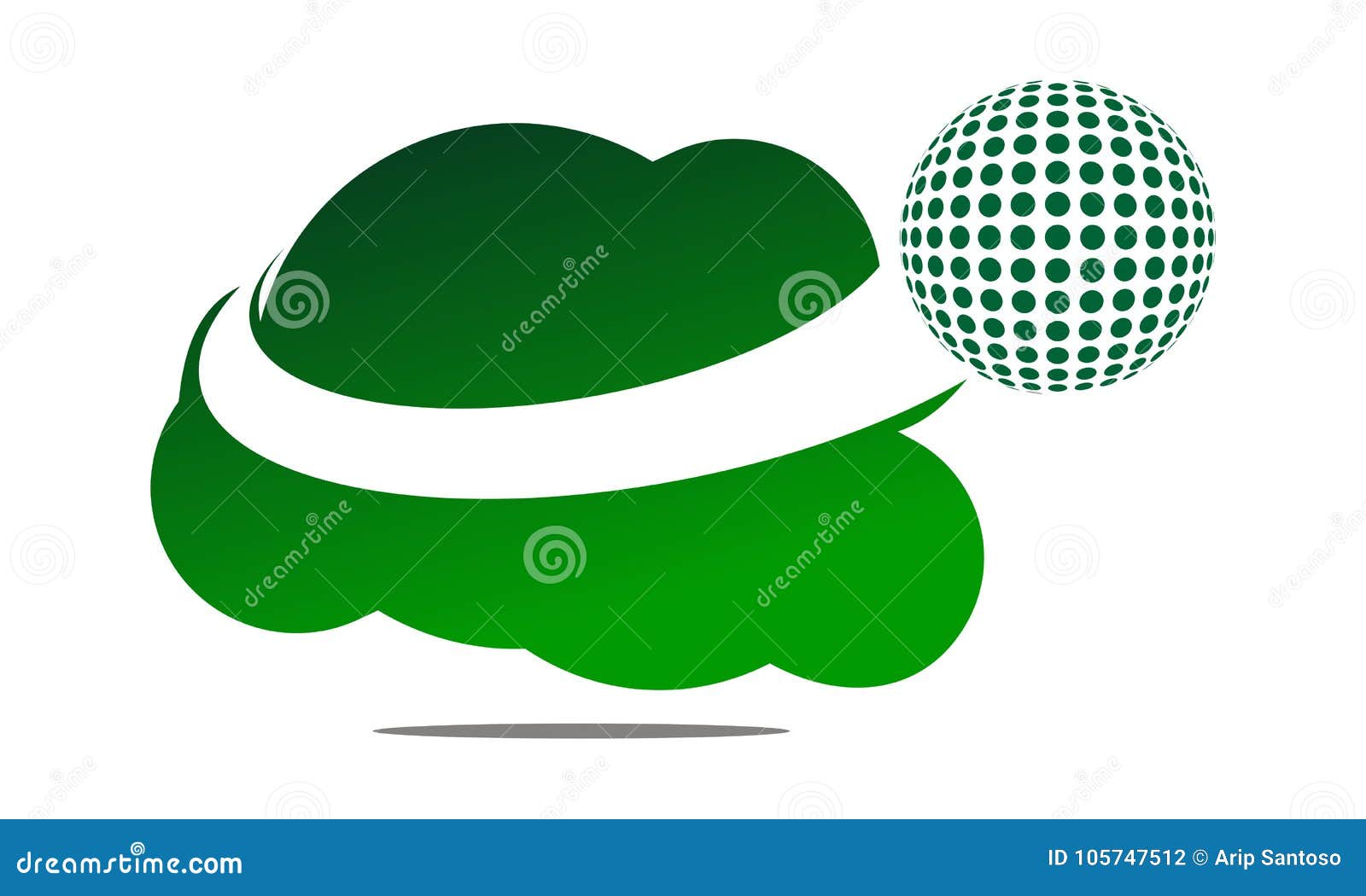 Golf Technology Logo Design Template Stock Vector - Illustration of ...