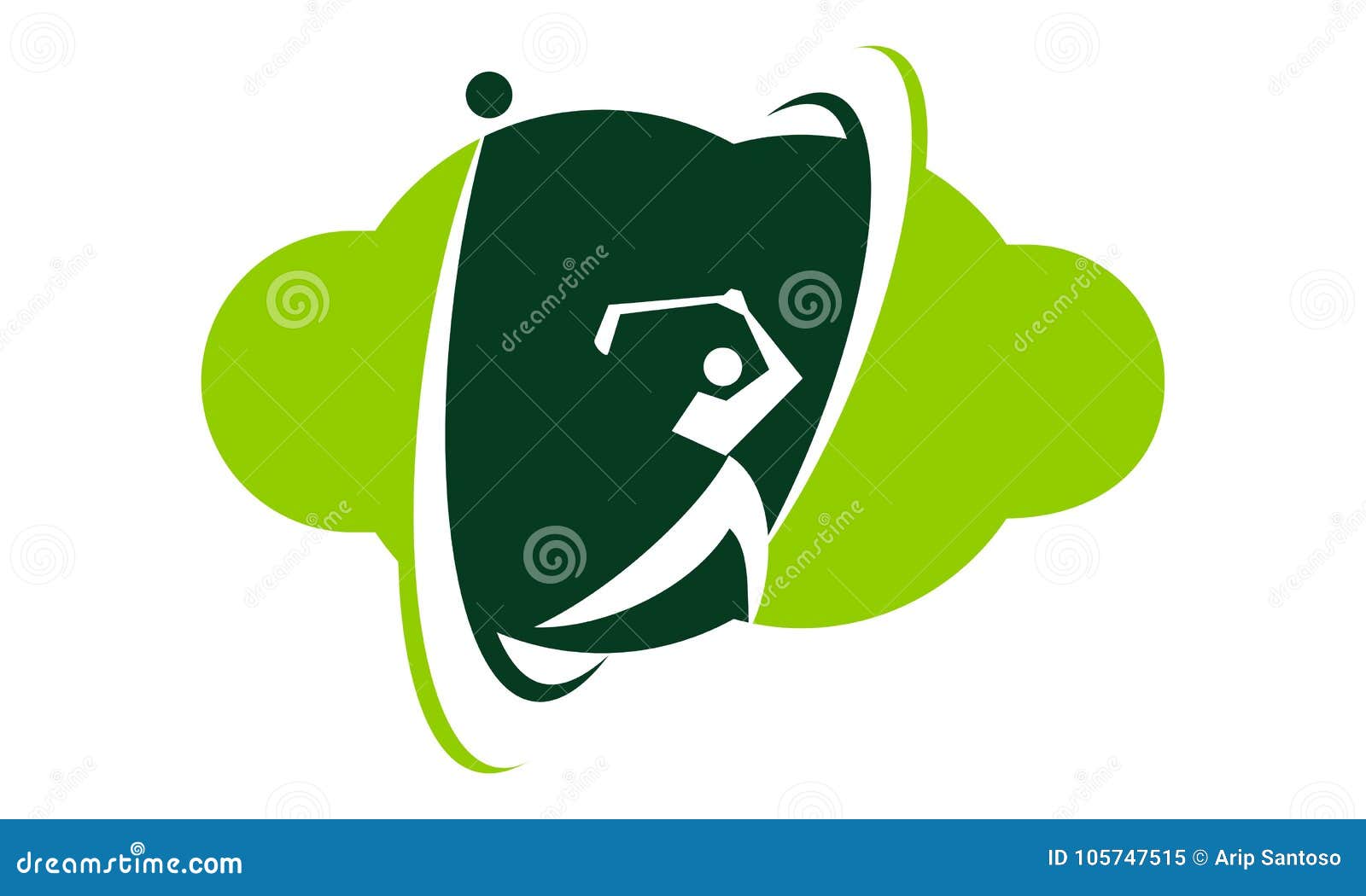 Golf Technology Logo Design Template Stock Vector - Illustration of ...