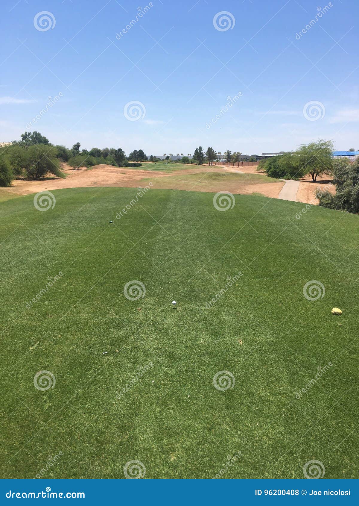 Golf Teebox stock photo. Image of teebox, nature, fairway - 96200408