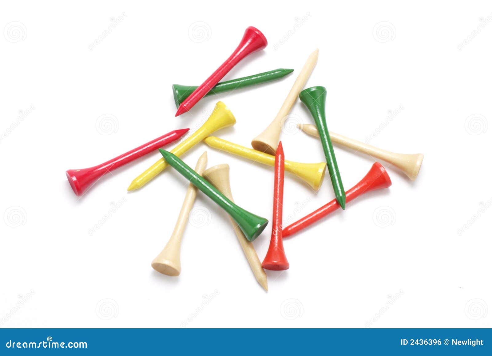 Golf Tees stock photo. Image of outdoor, sporting, fitness - 2436396