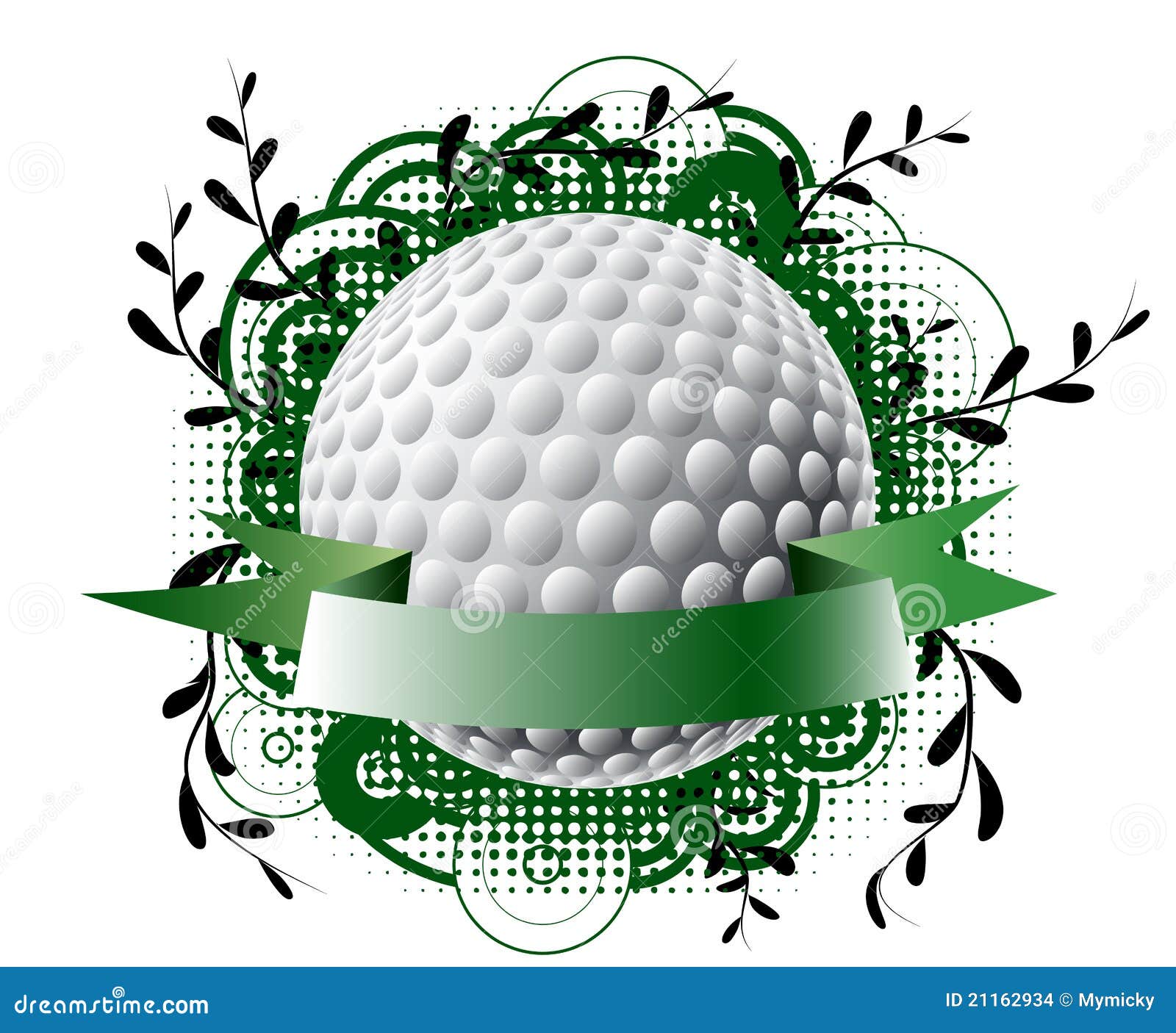 Golf theme banner stock illustration. Illustration of headline - 21162934
