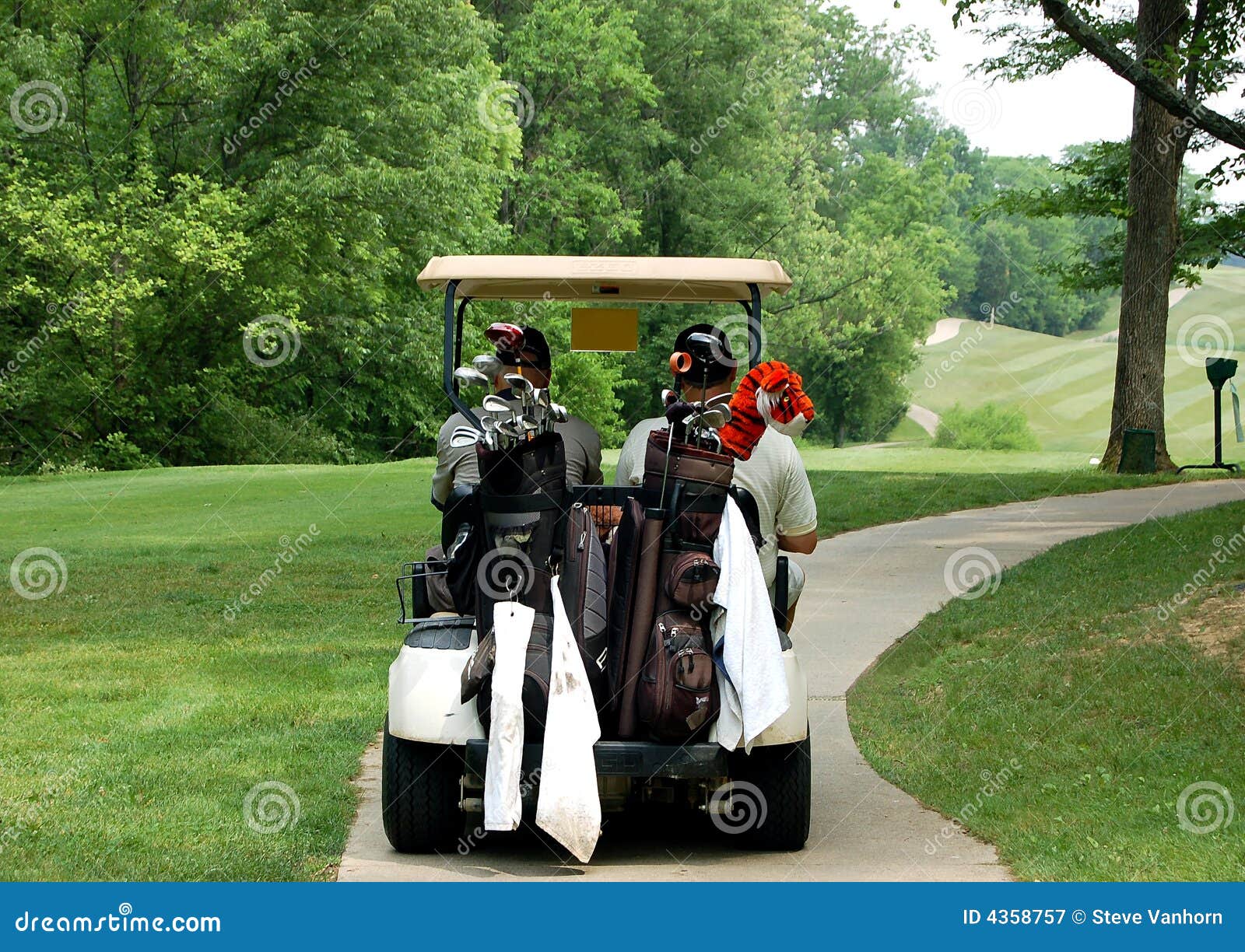 Golf time stock image. Image of freedom, club, springtime - 4358757