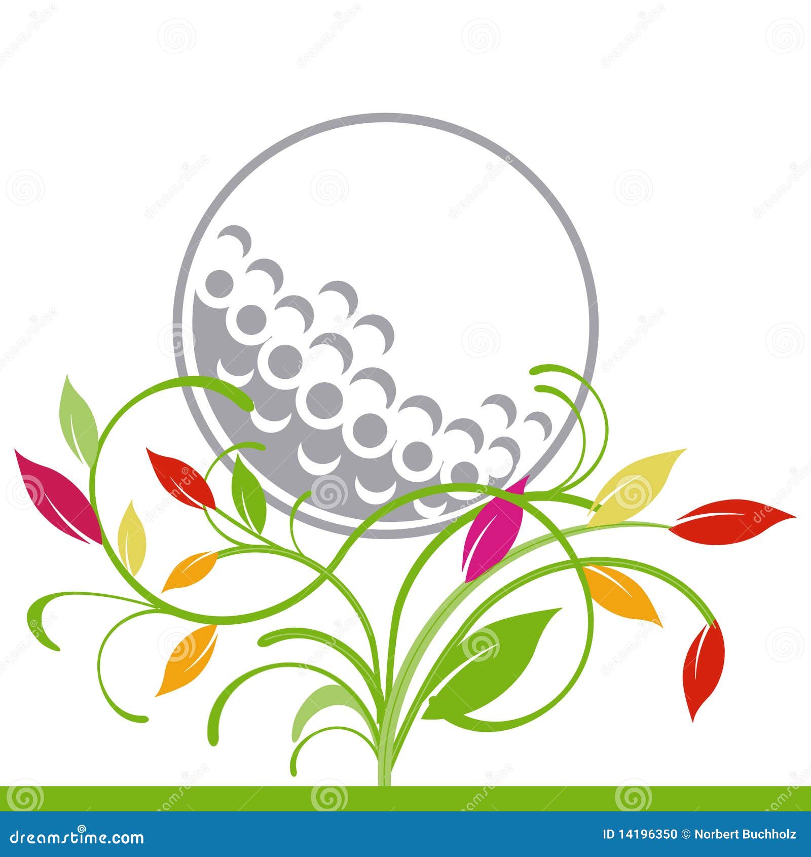 Trailing Plant Lattice Vector Repeating Pattern | CartoonDealer.com ...