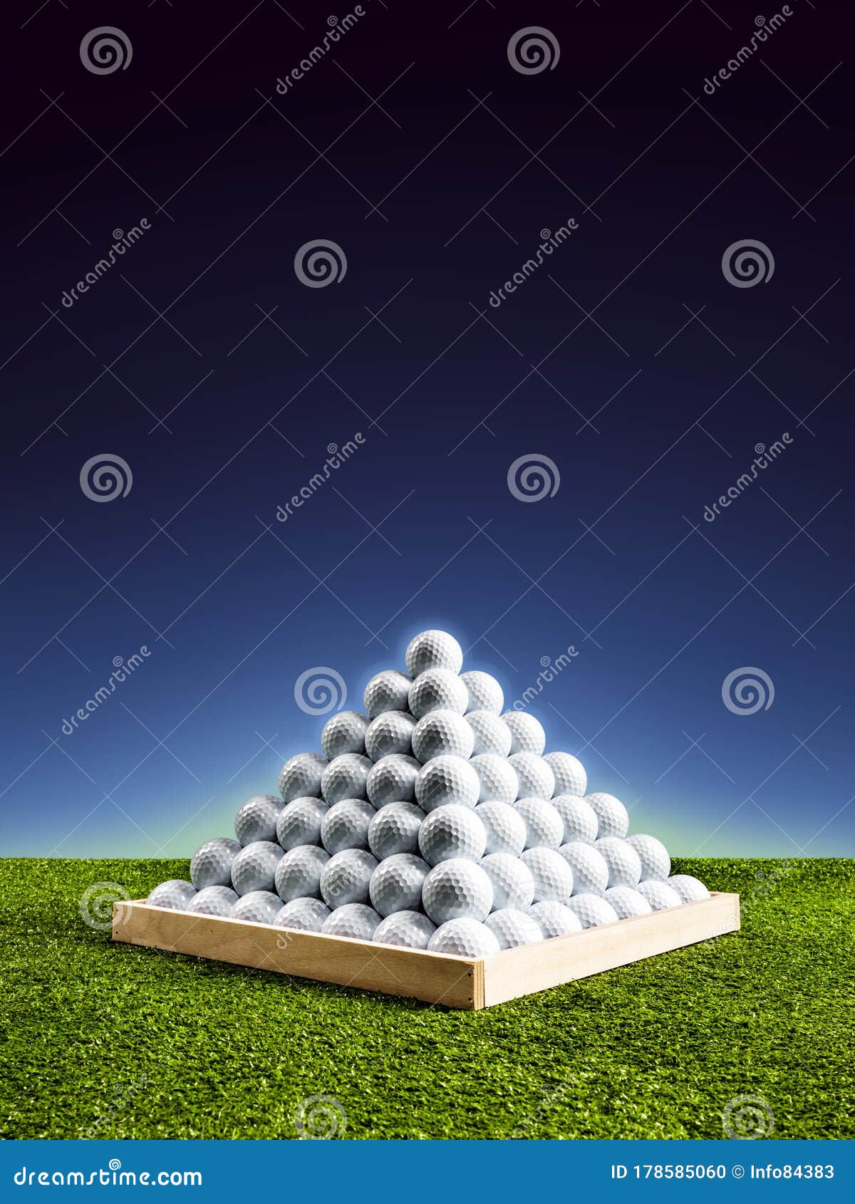 Golf Training in the Driving Range Stock Photo - Image of lifestyle ...