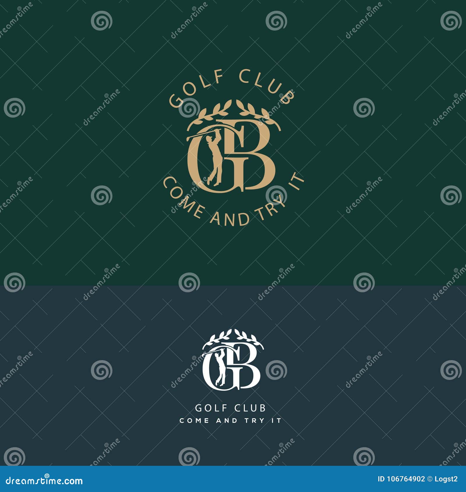 Golf Vector Logo. Golf Club Batch, Sign, Emblem, Design Element Stock ...