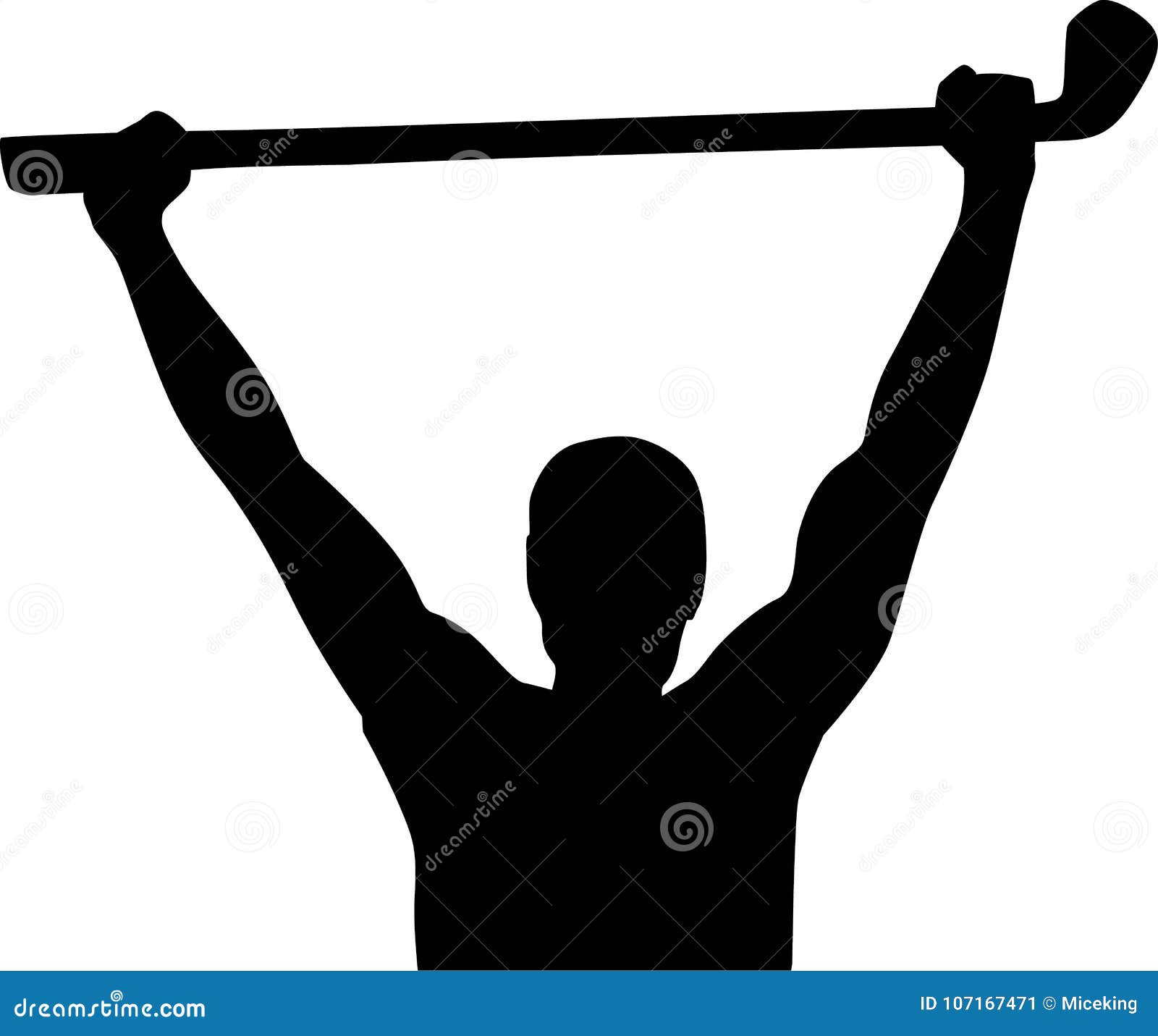 Golf Victory vector stock vector. Illustration of winner - 107167471