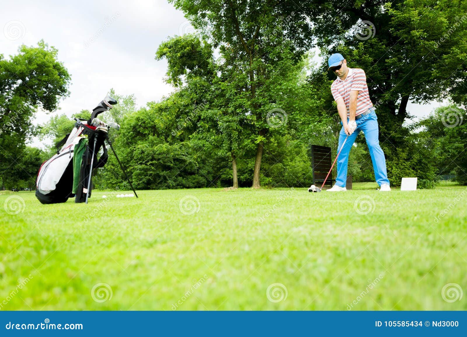 Golfer Getting Ready To Hit the Drive Stock Photo - Image of drive ... Golfer Getting Ready To Hit the Drive Stock Photo - Image of drive ...