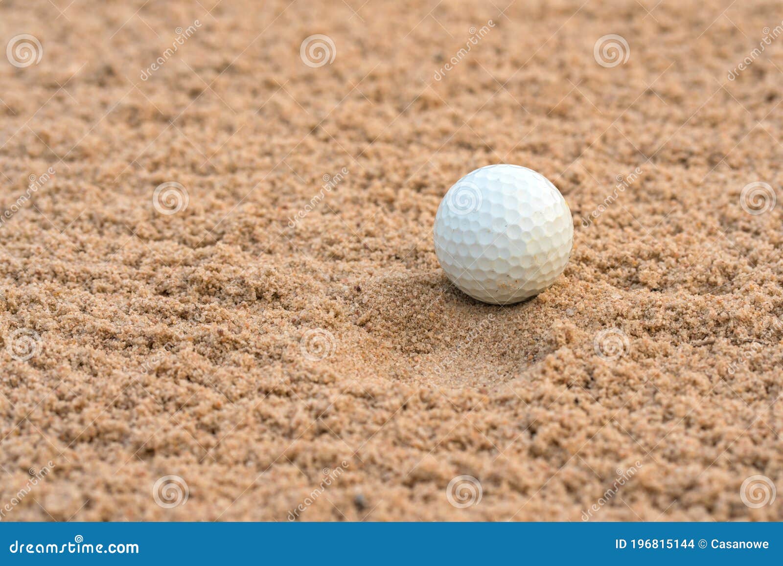 Golfer Hit Golf Ball on Sand Trap Bunker at Golf Courses Stock Photo ...
