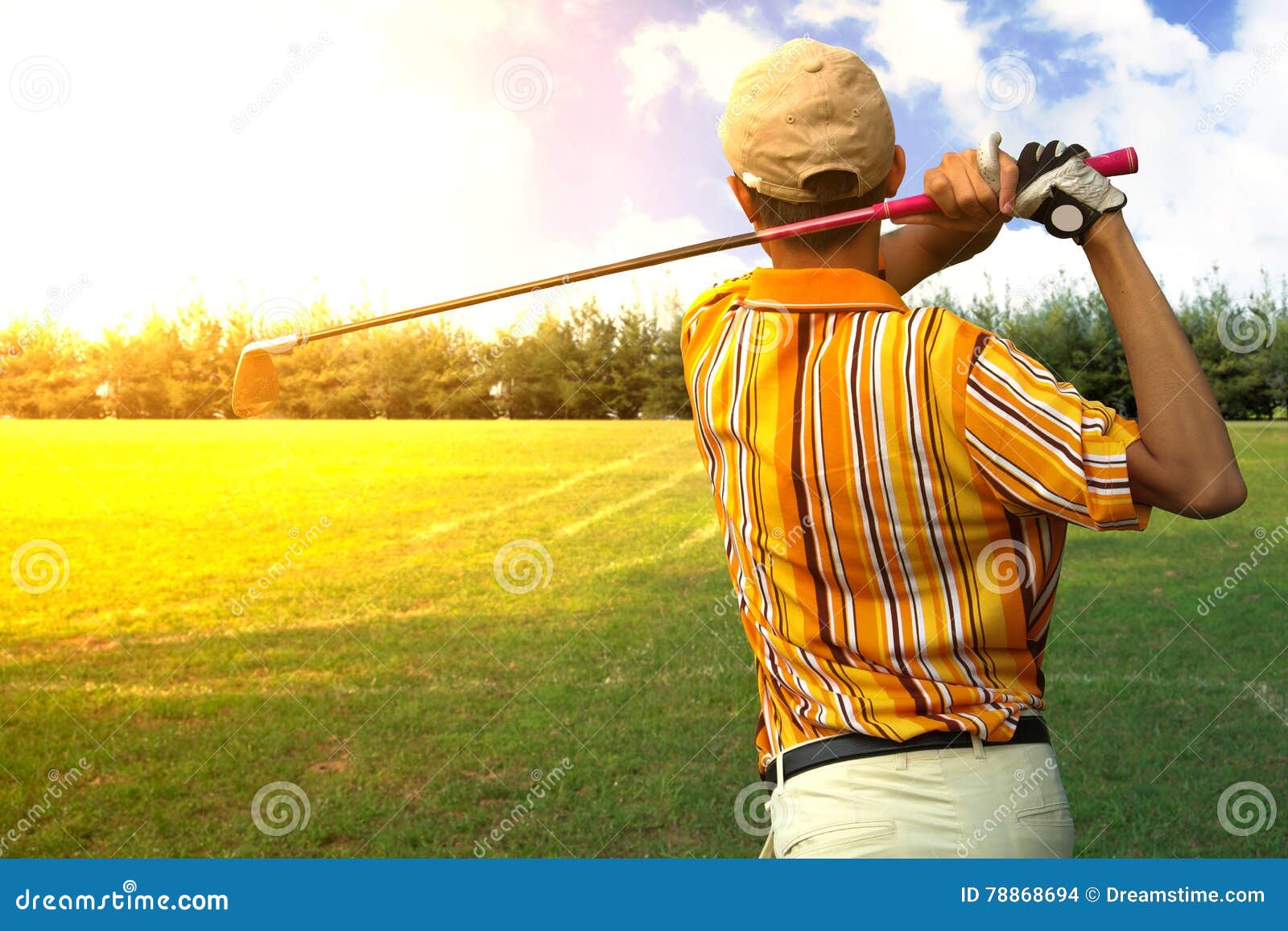 Man Golf Swing Royalty-Free Stock Photography | CartoonDealer.com ...