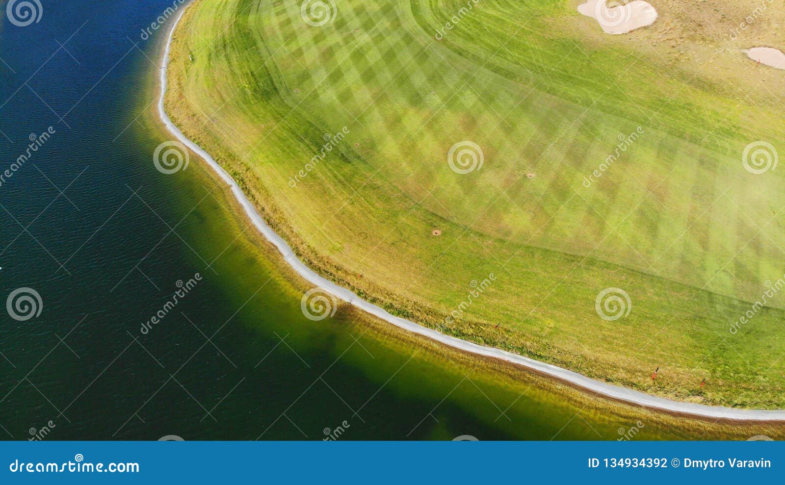Golfing. Golf Course Aerial. Stock Photo - Image of play, landscape ...