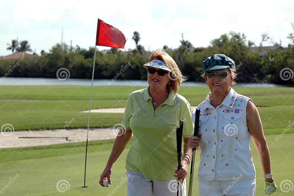 Golfing Senior women stock photo. Image of person, golf - 1675252