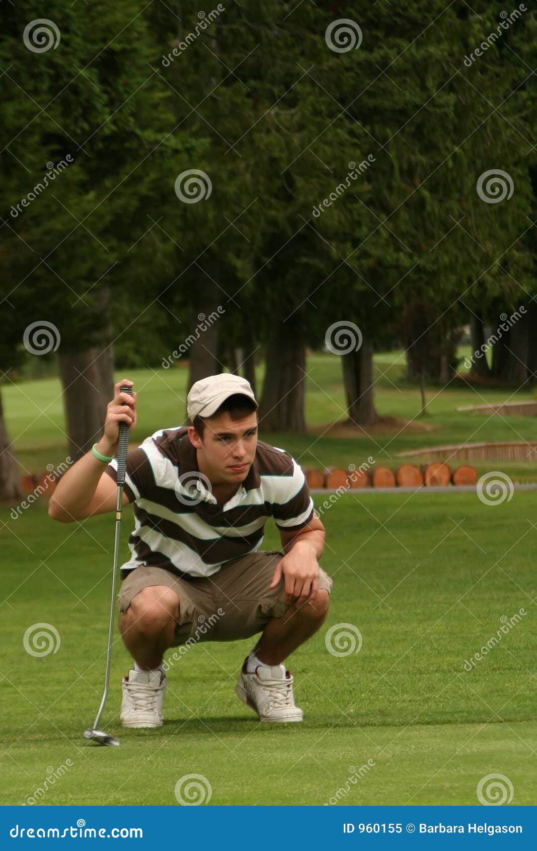 Golfing young man stock image. Image of young, sport, outside - 960155