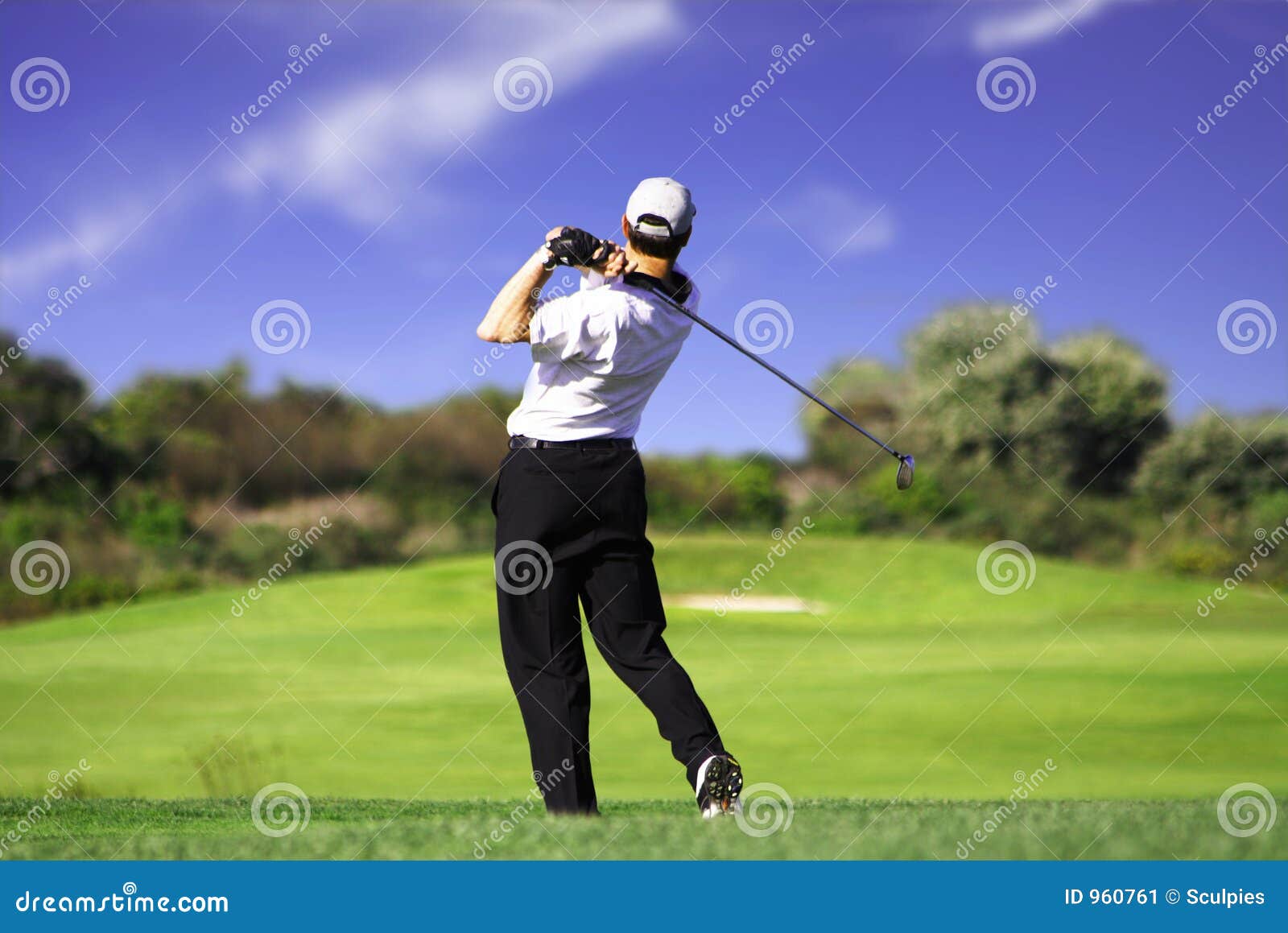 Golfista Que Junta Con Te De C Imagen de archivo - Imagen de golfista ...