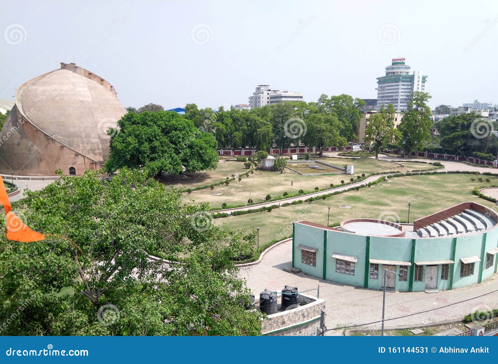 Golghar and Biscomaun Bhawan, Patna, Bihar, India Stock Image - Image ...