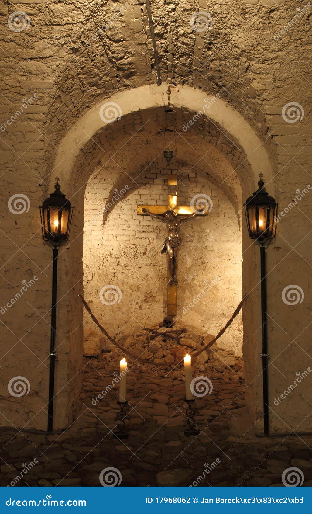 Golgota stock photo. Image of tiles, crucifixion, cross - 17968062