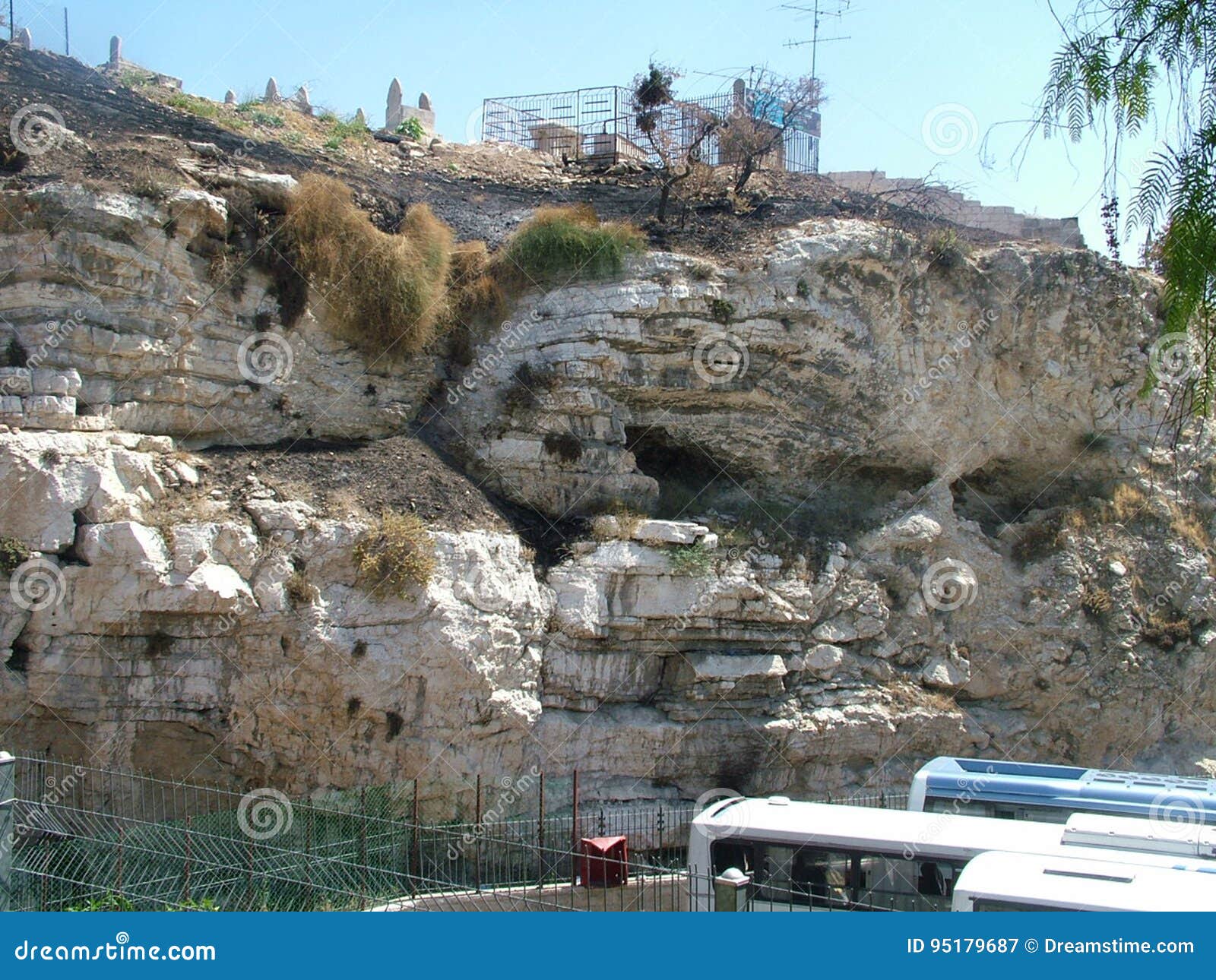 Golgotha Mountain Jerusalem Stock Image - Image of jerusalem, ruins ...