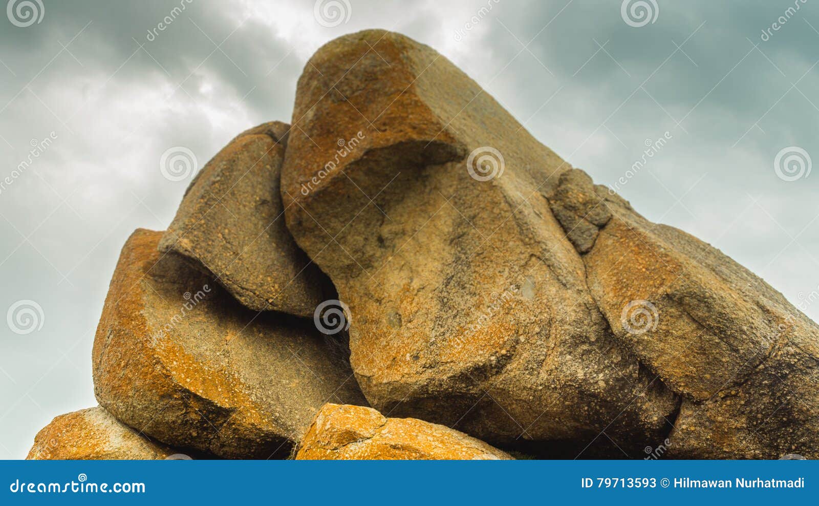 The Formation of Big Granite Stones in South Australia Stock Image ...
