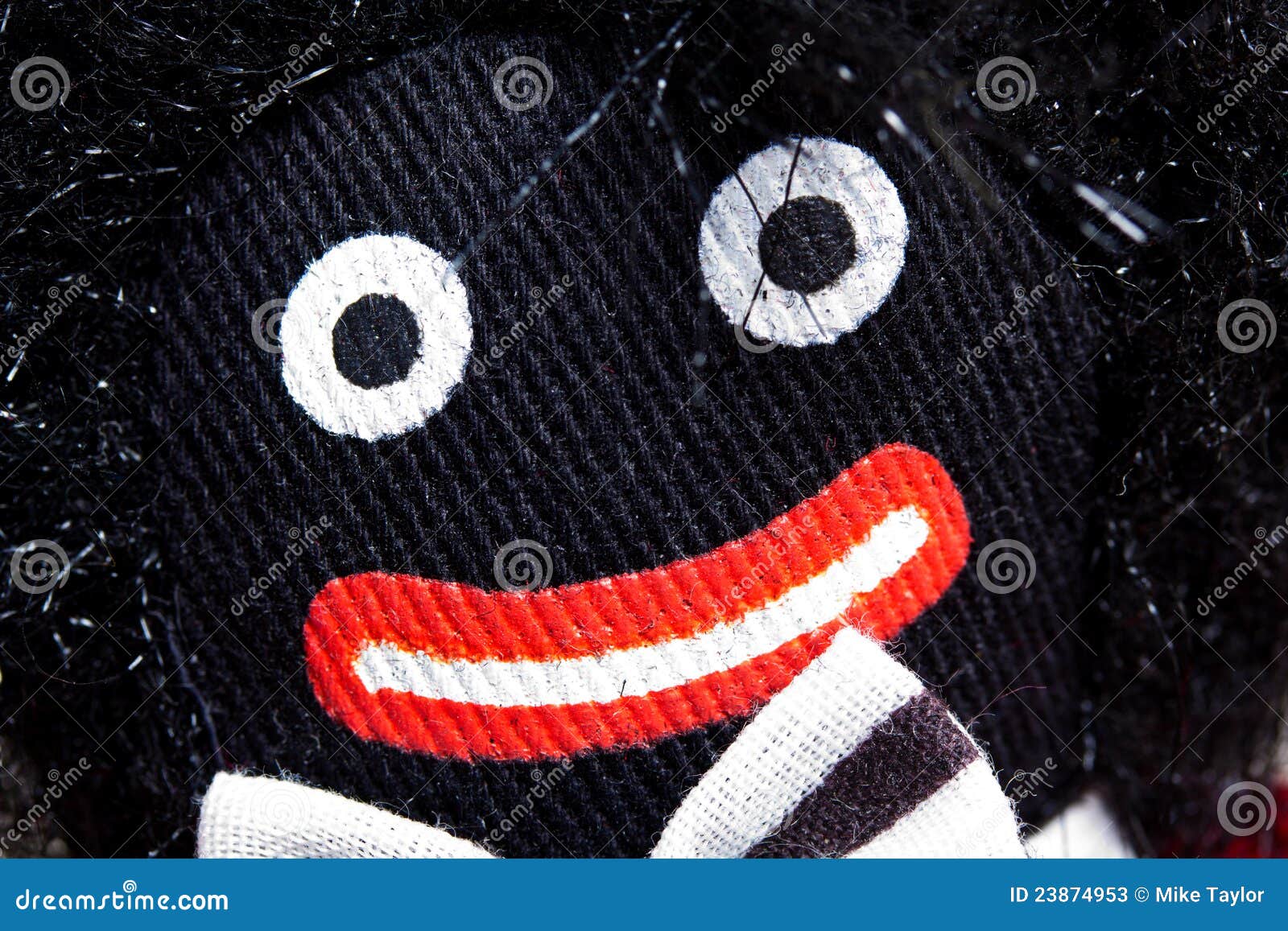 Gollywog stock image. Image of smile, classic, macro - 23874953