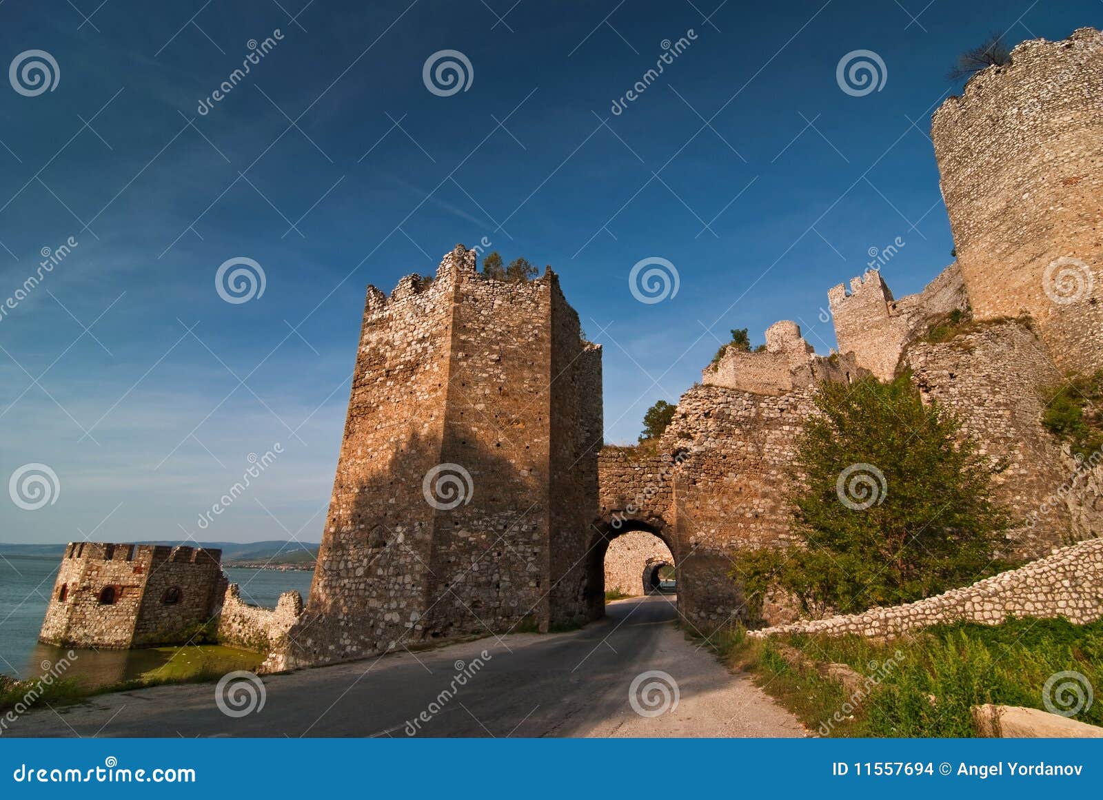 Golubac castle stock photo. Image of tourism, travel - 11557694