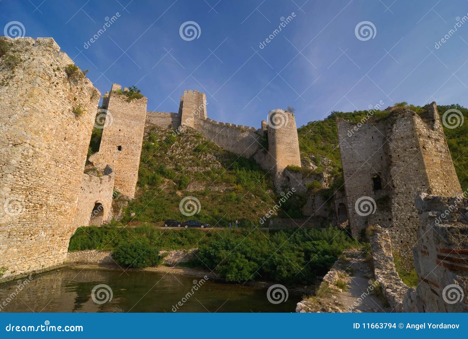 Golubac Castle on Danube River in Serbia Stock Photo - Image of ancient ...