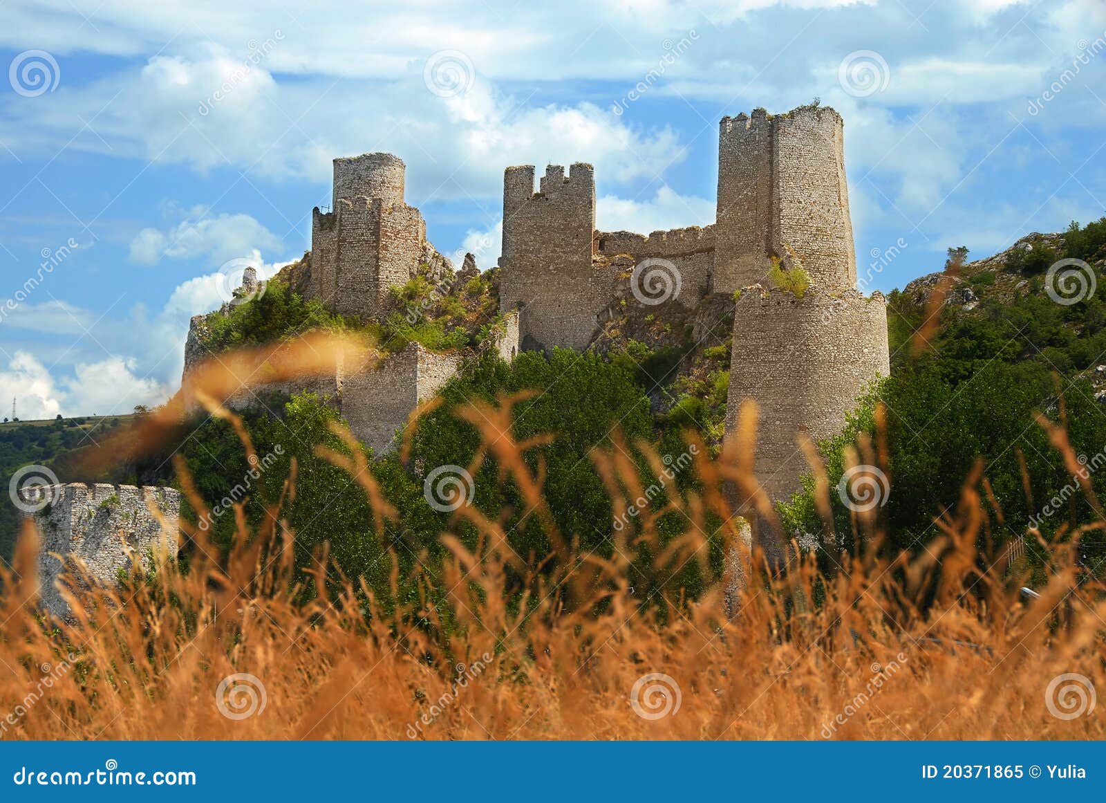 Golubac Fortress Golubacka Trvdjava, Or Goluback Grad Seen From Dunav ...