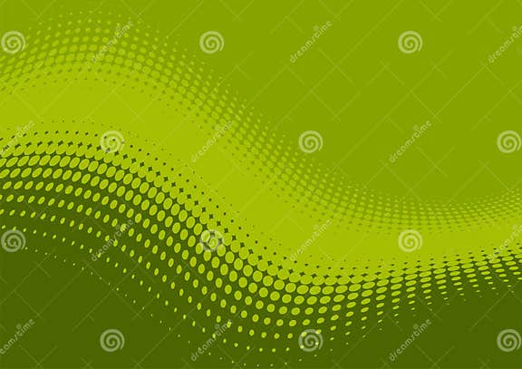 Golvend groen patroon vector illustratie. Illustration of artistiek ...