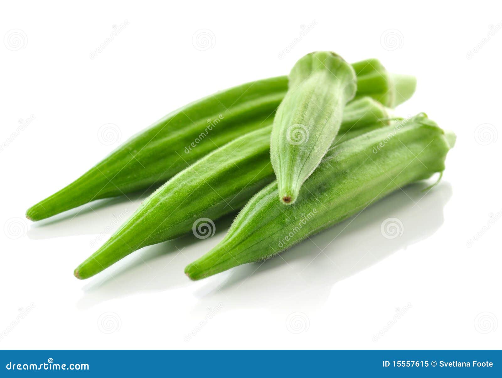 Gombo image stock. Image du graine, légumes, collant - 15557615