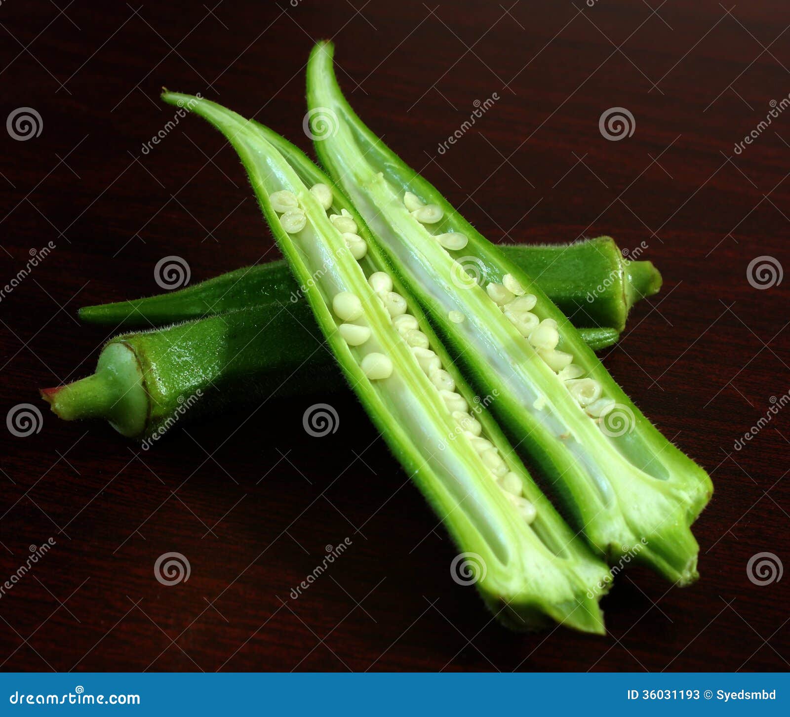 Gombo image stock. Image du objet, légume, nutrition - 36031193