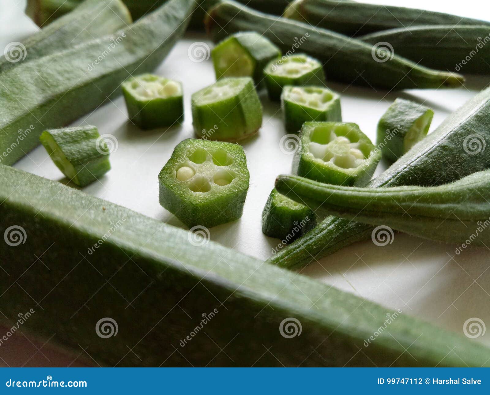 Gombo photo stock. Image du cuisine, fond, vert, antiseptique - 99747112
