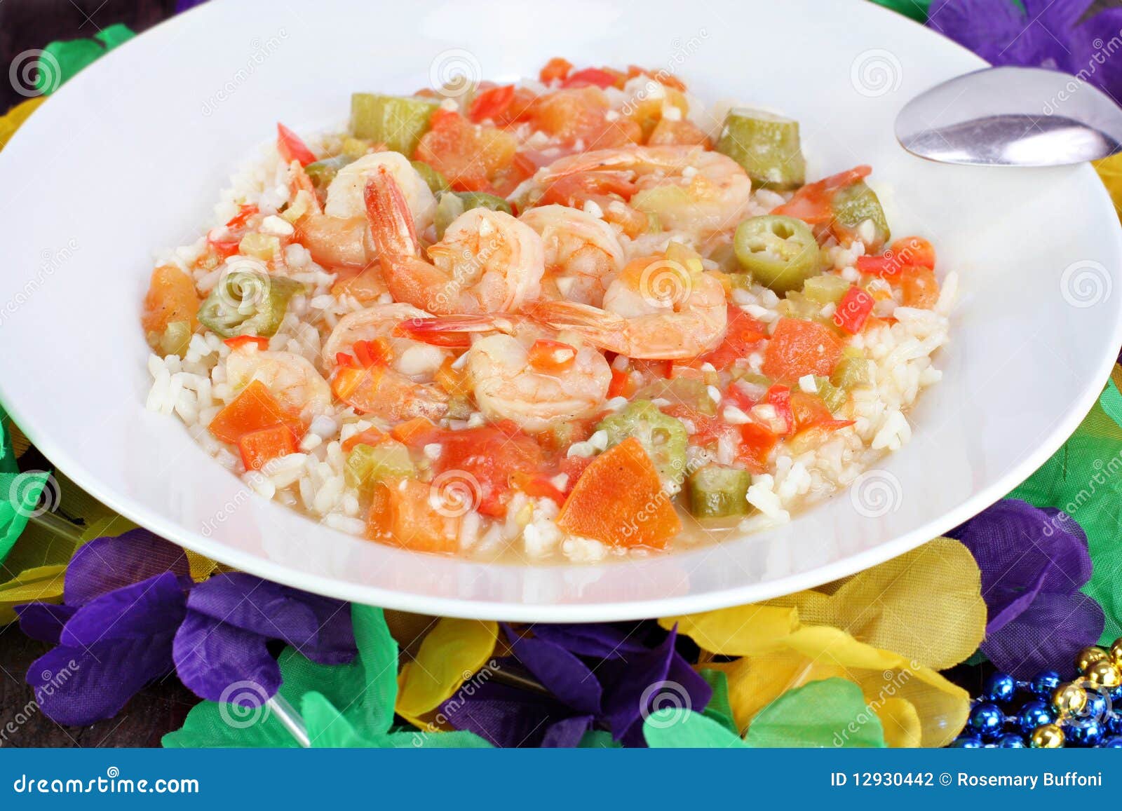 Gombo De Crevette Pour Le Mardi Gras Photo stock - Image du horizontal ...