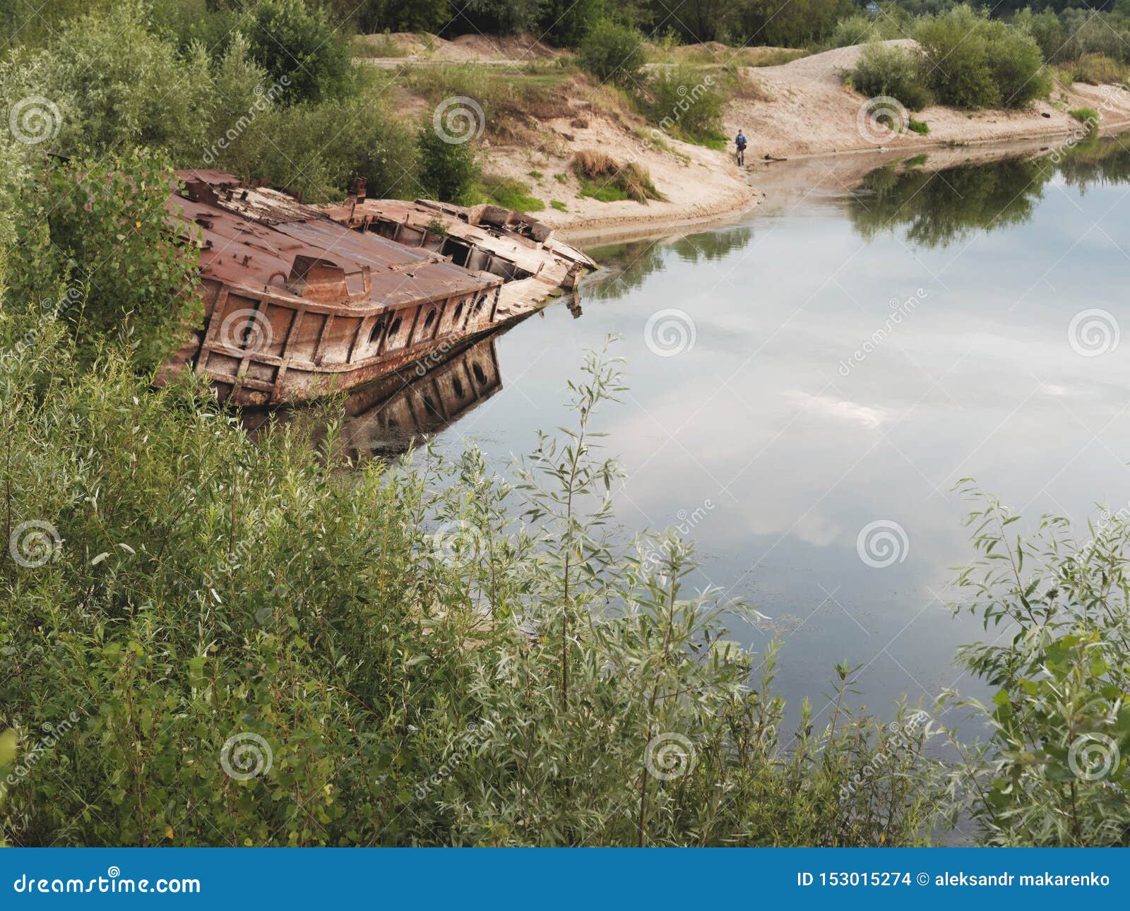 GOMEL, BELARUS Old Rusty Metal River Barge on the Bay Stock Photo ... GOMEL, BELARUS Old Rusty Metal River Barge on the Bay Stock Photo ...