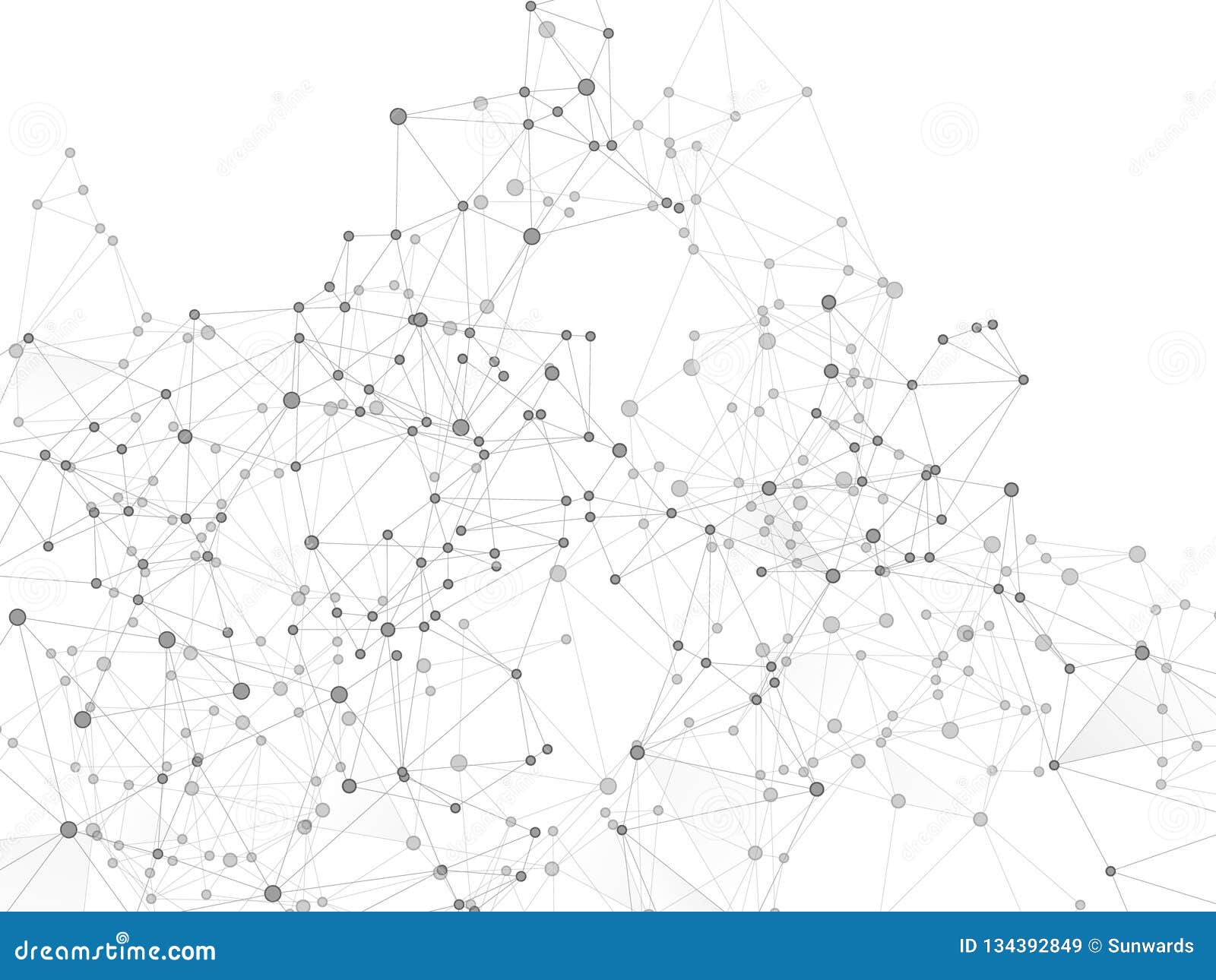 Gometric Plexus Structure Cybernetic Concept Stock Vector