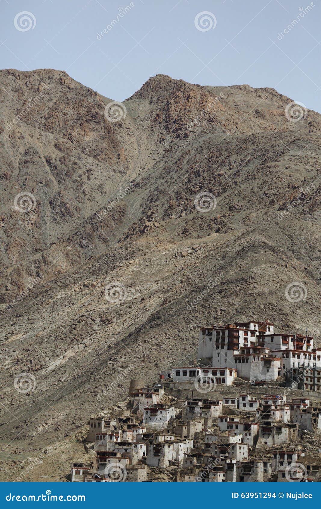 Gompa in Leh stock photo. Image of hill, lamayuru, india - 63951294