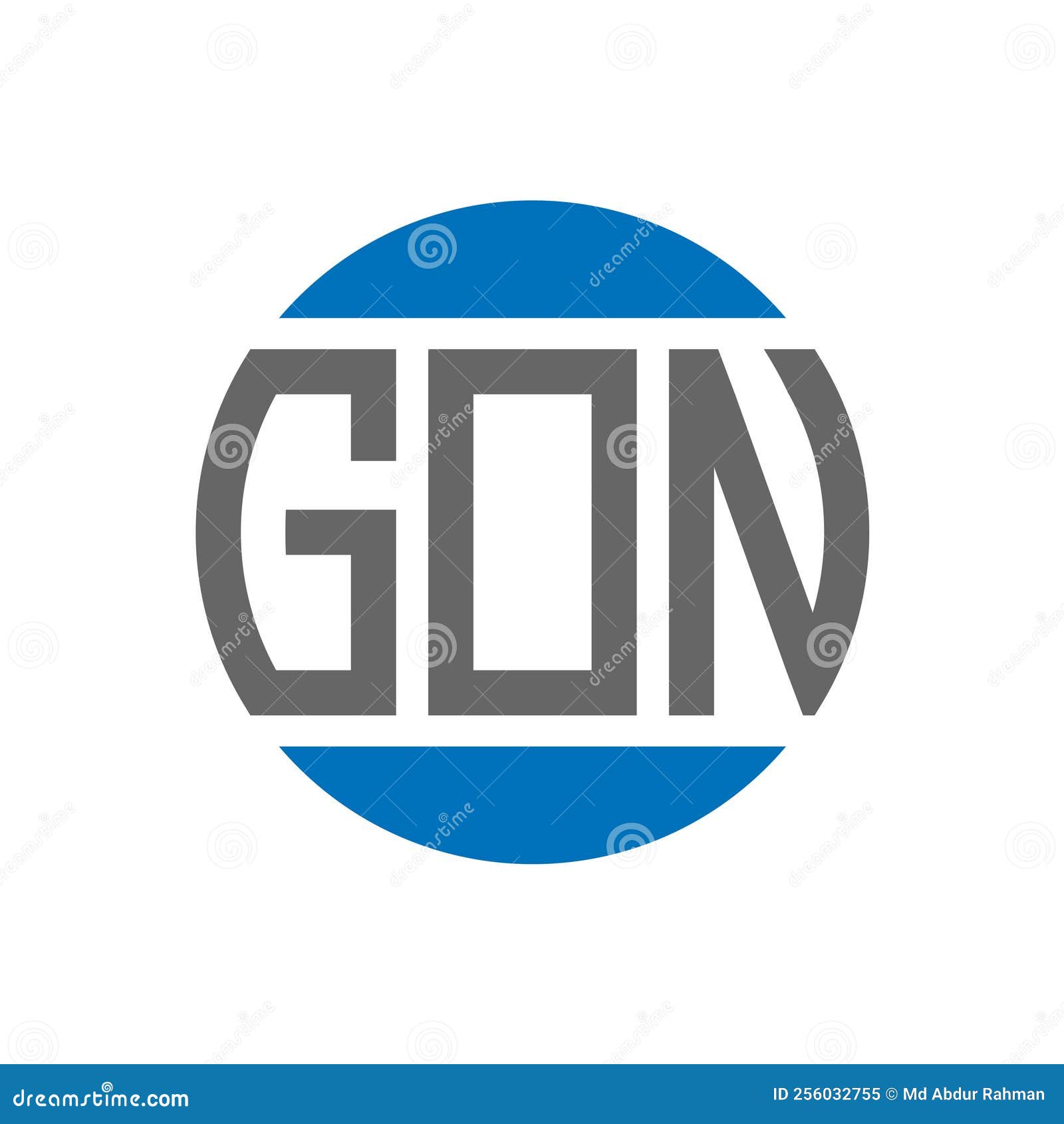 GON Letter Logo Design on White Background. GON Creative Initials ...