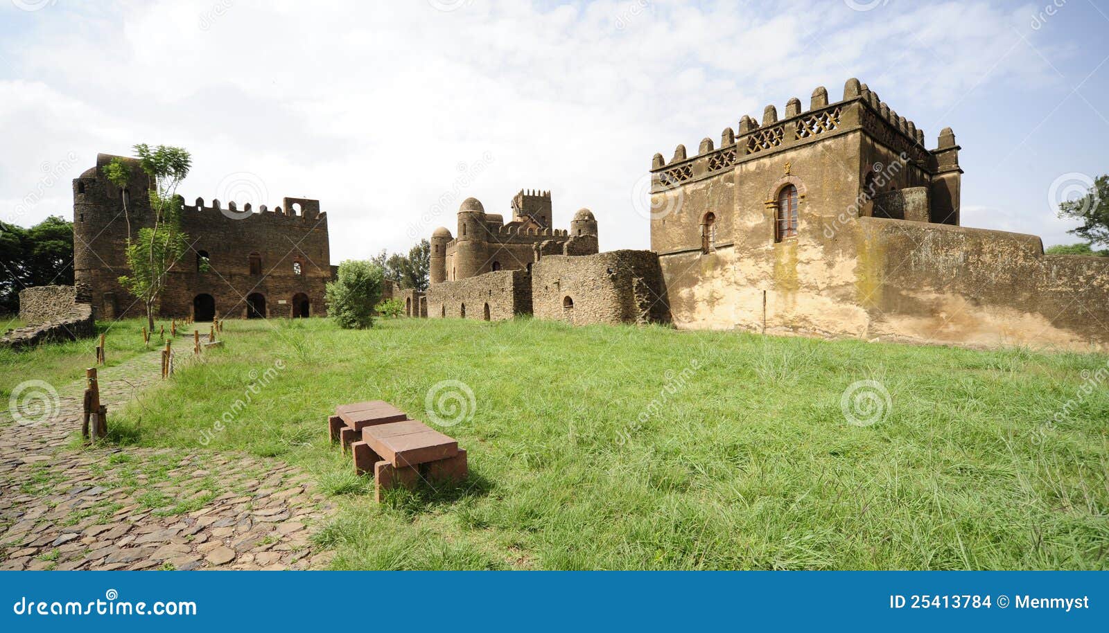 Gonder Castle, Gondar, Ethiopia Stock Photo - Image of tourism, gonder ...